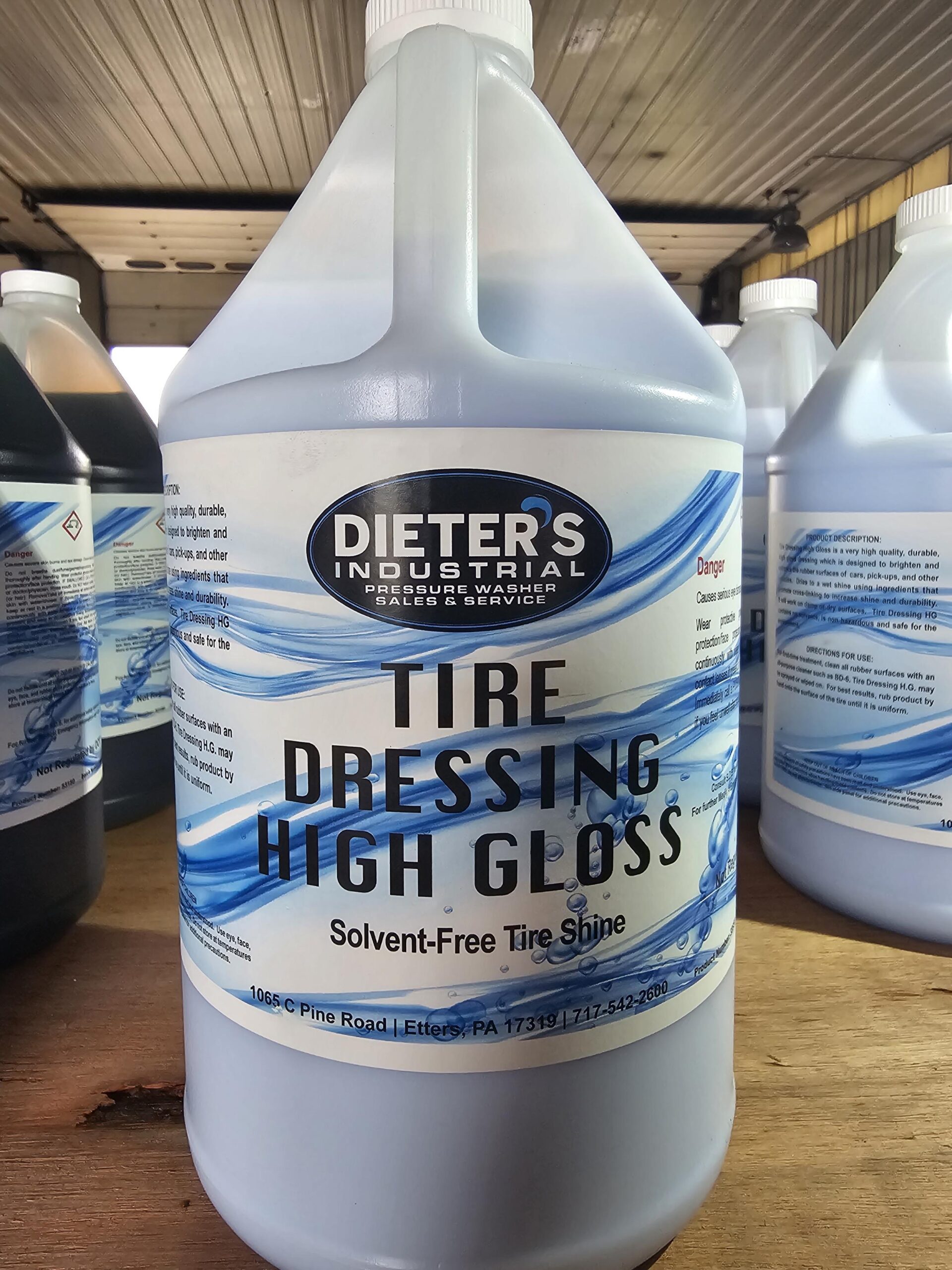 Tire Dressing High Gloss 1 Gallon - Dieter's Industrial